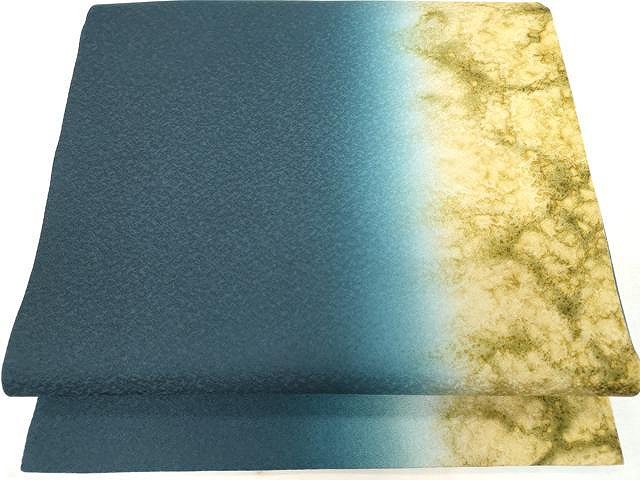 平和屋着物●全通柄袋帯　吉祥文　反端付き　正絹　逸品　CAAV5201yk