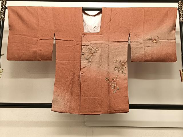 平和屋着物＃中国三大刺繍　スワトウ刺繍　汕頭刺繍　総刺繍　道行コート　更紗唐草文　暈し染め　やまと誂製　正絹　逸品　CAAV5721id