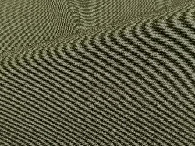 平和屋着物＃道行コート 作家物 お召地 若竹色 ロング丈 正絹 逸品