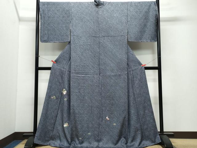平和屋着物●訪問着　総刺繍　絞り　松竹梅　金糸　正絹　逸品　CAAV6440vf