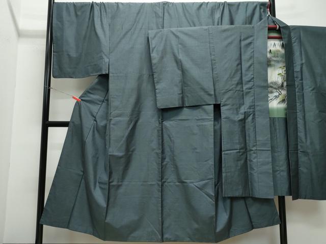 平和屋着物●男性　本場大島紬　アンサンブル　100亀甲　総詰め　キングサイズ　正絹　逸品　CAAV6478vf