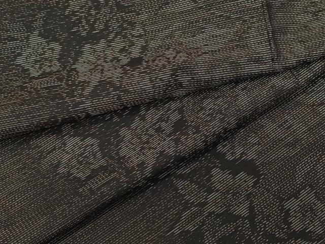 平和屋着物●本場大島紬　草花文　やまと誂製　正絹　逸品　未使用　CAAV6494vf