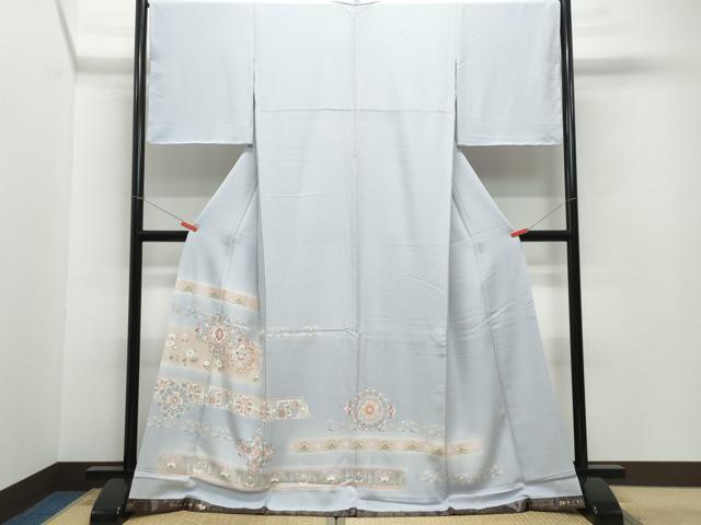 平和屋着物●色留訪問着　正倉院花唐草文　正絹　逸品　未使用　CAAV6527vf