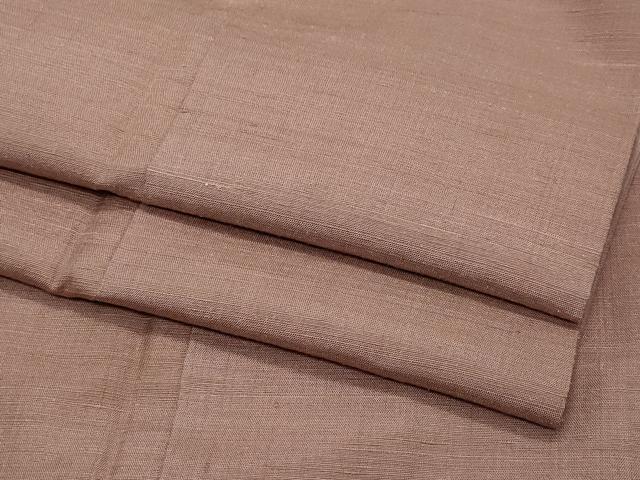 平和屋着物●結城紬　色無地　鴇浅葱色　正絹　逸品　CAAV6564vf