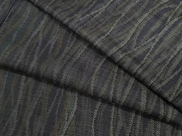 平和屋着物●本場大島紬　9マルキ　変わり縞　ますいわ屋扱い　正絹　逸品　CAAV6741vf