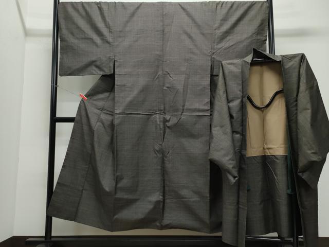 平和屋着物●男性　本場大島紬　アンサンブル　7マルキ　正絹　逸品　CAAV6760vf