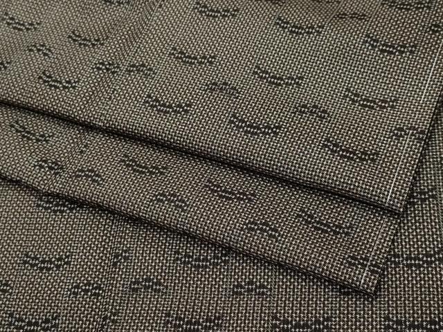 平和屋着物●本場大島紬　7マルキ　吉祥文　正絹　逸品　未使用　CAAV6799vf