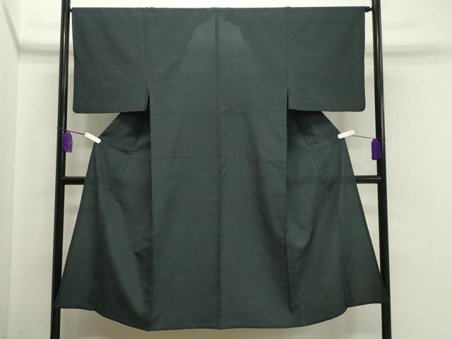 平和屋着物▽男性 本塩沢 単衣 蚊絣 正絹 逸品 CAAV8972gh