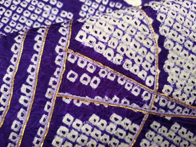 平和屋着物○豪華振袖 総絞り 駒刺繍 鼓草花文 正絹 逸品 CAAV9351ze