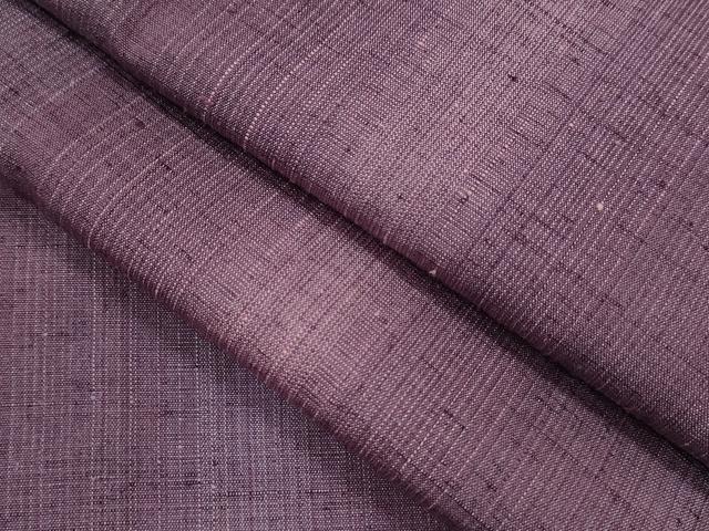 平和屋着物▽上質な紬　単衣　霞文　正絹　逸品　CAAV9450ze