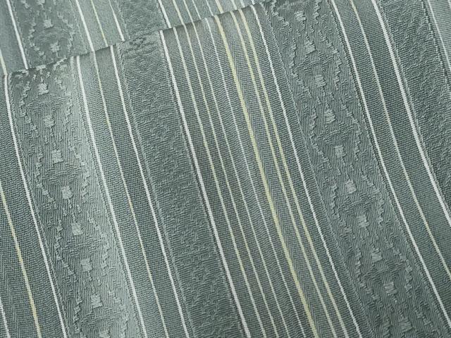 平和屋着物●上質な小紋　花織　吉祥間道　正絹　逸品　CAAW0490ev