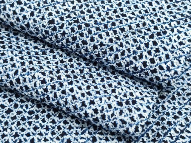 平和屋着物∴夏物　浴衣　有松鳴海絞り　三浦絞り　綿　逸品　CAAW0990ng