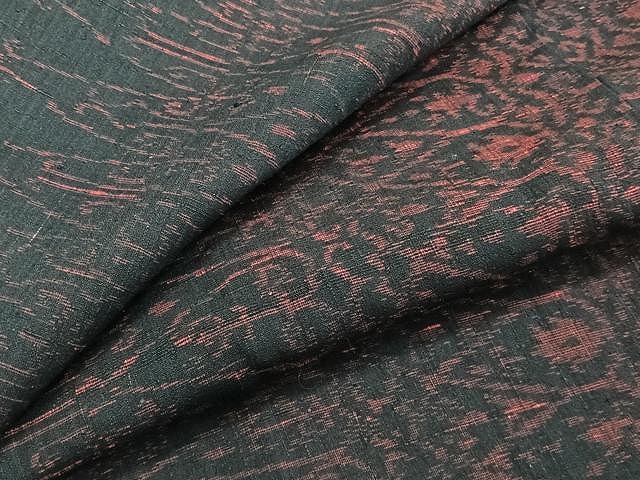 平和屋着物▽上質な紬　単衣　吉祥文　正絹　逸品　CAAW1249xi