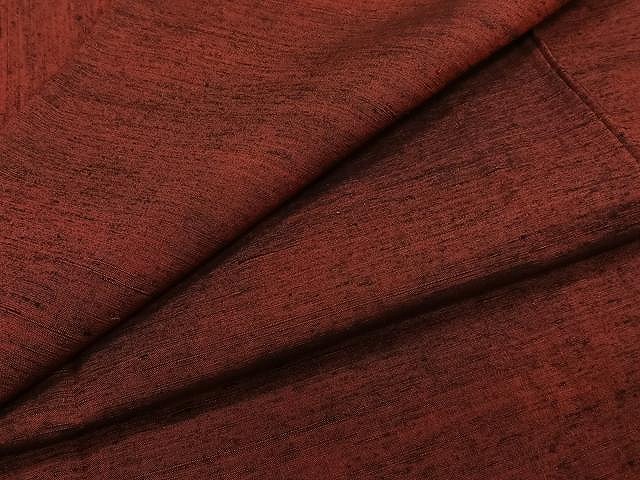 平和屋着物▽上質な紬　単衣　霞文　正絹　逸品　CAAW1341xi