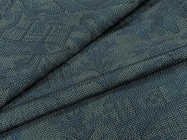 平和屋着物▽上質な紬　単衣　風景文　正絹　逸品　CAAW1395xi