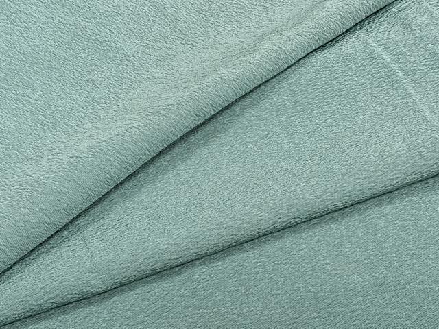 平和屋着物▽上質な色無地　単衣　錆浅葱色　正絹　逸品　CAAW1566xi