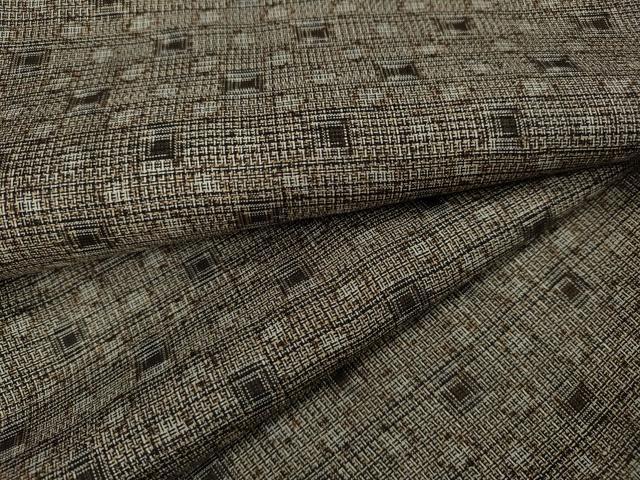 平和屋着物▽本場大島紬　単衣　割り込み絣　菱吉祥文　正絹　逸品　CAAW2811ut