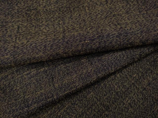 平和屋着物▽男性　結城紬　単衣　霞文　杢　正絹　逸品　CAAW2831ut