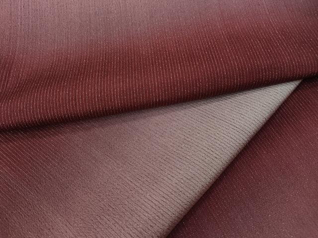 平和屋着物▽上質な小紋　単衣　霞文　銀通し地　正絹　逸品　CAAW2843ut