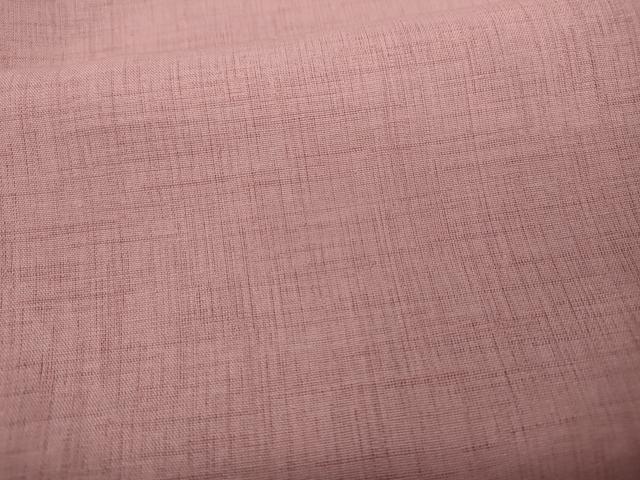 平和屋着物＊夏物　色無地　紗　紅梅色　洗える着物　CAAW3096ut