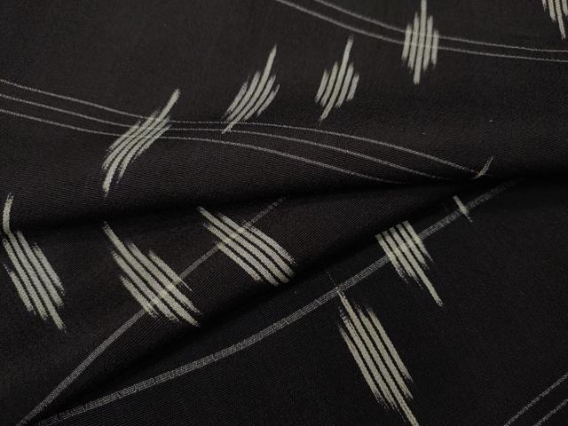 平和屋着物▽上質な紬　単衣　吉祥文　正絹　逸品　CAAW3111ut