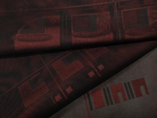 平和屋着物＊夏物　小紋　紗　吉祥文　正絹　逸品　CAAW3149ut