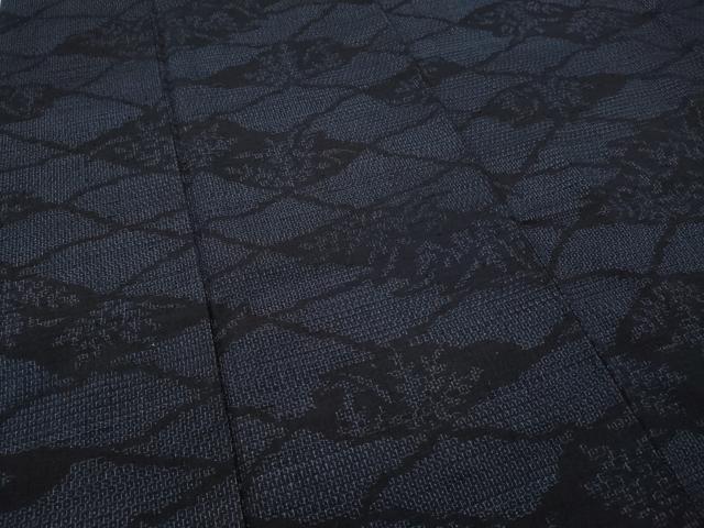 平和屋着物○結城紬 菱草木文 そごう百貨店扱い 正絹 逸品 CAAW3166ut