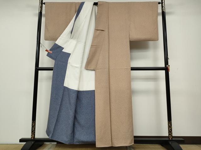 平和屋着物○上質な小紋 大小あられ 正絹 逸品 CAAW3191ut