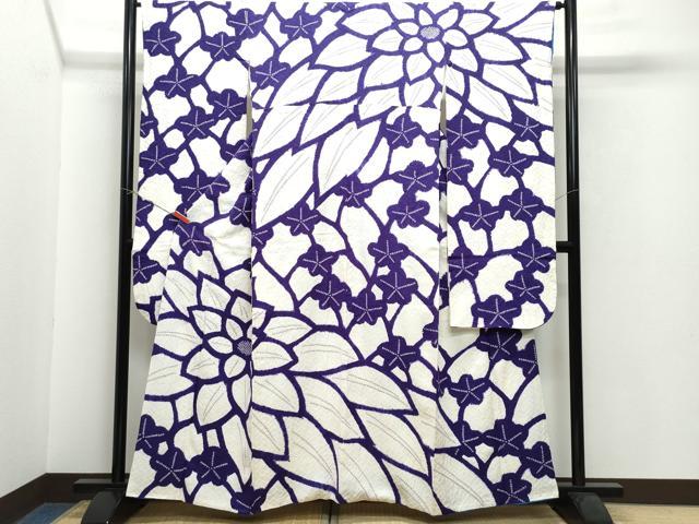 平和屋着物●豪華振袖　絞り　舞花文　正絹　逸品　CAAW3612vf