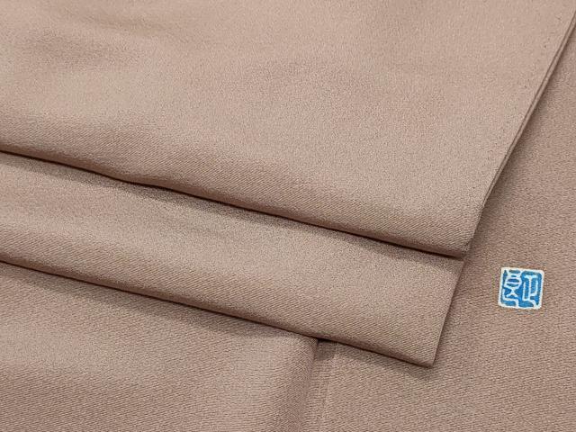 平和屋着物●本加賀友禅作家　上坊寺正良監修　色無地　鴇浅葱色　正絹　逸品　CAAW3620vf