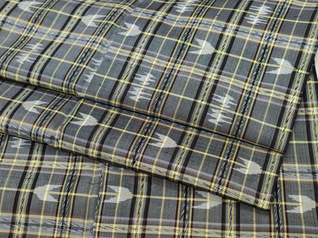 平和屋着物●本場琉球絣　絣文様　正絹　逸品　CAAW3627vf