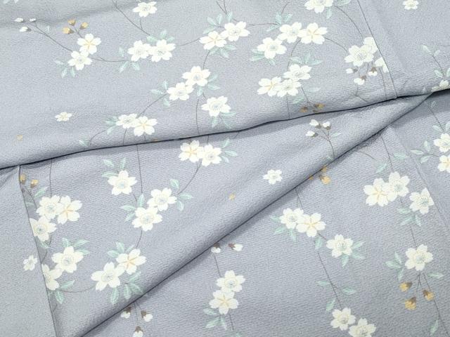 平和屋着物●上質な小紋　枝桜文　やまと誂製　正絹　逸品　CAAW3695vf