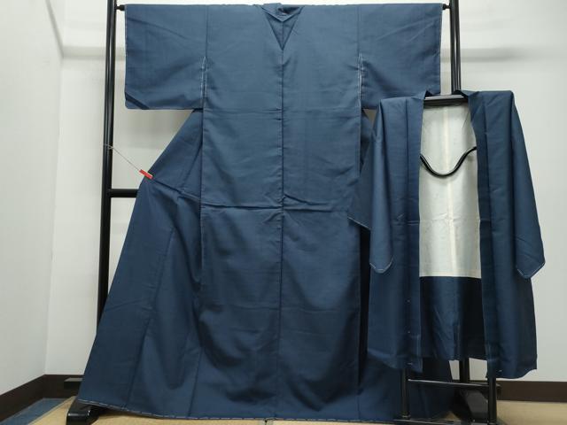 平和屋着物●上質な紬　アンサンブル　120亀甲　正絹　逸品　CAAW3743vf