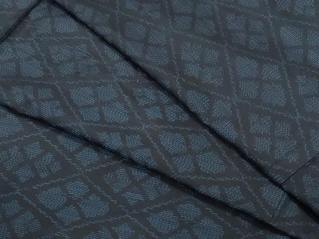 平和屋着物●本場大島紬　菱吉祥文　正絹　逸品　CAAW3786vf