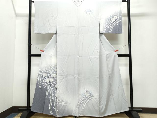 平和屋着物●訪問着　辻が花　暈し染め　正絹　逸品　CAAW3817vf