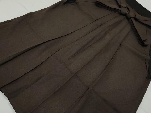 平和屋着物●男性　馬乗り袴　吉祥文　正絹　逸品　CAAW3868vf