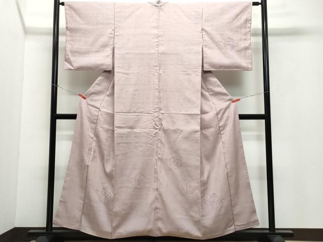 平和屋着物●中国三大刺繍　スワトウ刺繍　総刺繍　訪問着　紬地　吉祥花文　鴇浅葱色　正絹　逸品　CAAW3880vf