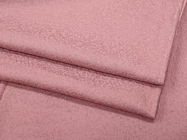 平和屋着物●上質な色無地　紋意匠　長春色　正絹　逸品　CAAW3893vf