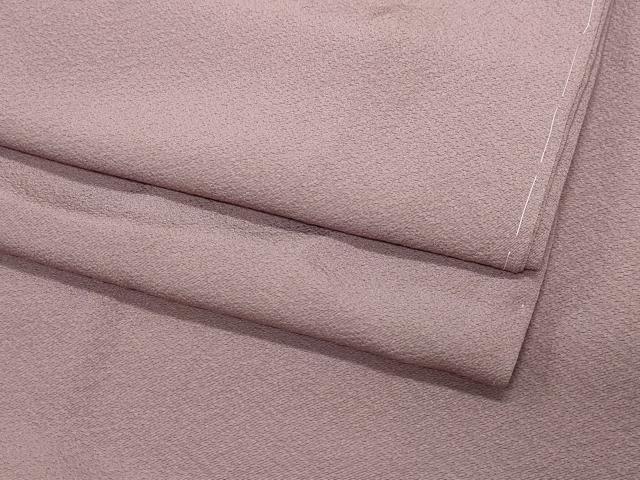 平和屋着物●上質な色無地　葡萄鼠色　正絹　逸品　未使用　CAAW3895vf