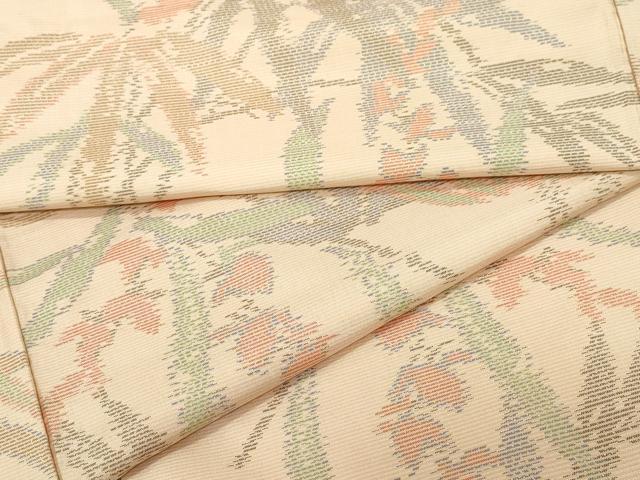 平和屋着物●本場大島紬　笹　藤　正絹　逸品　CAAW3908vf