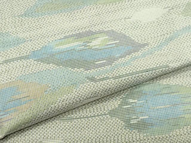 平和屋着物○本場大島紬 舞葉文 総絣 正絹 逸品 CAAW3959vf 紬