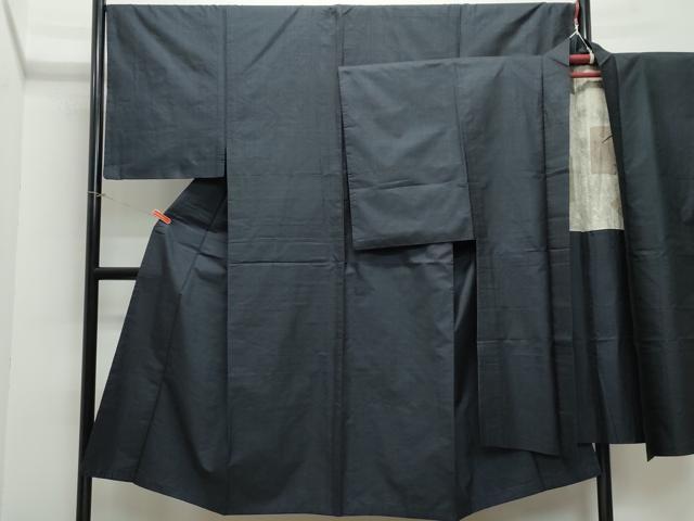 平和屋着物●男性　本場大島紬　アンサンブル　80亀甲　総詰め　正絹　逸品　CAAW3967vf