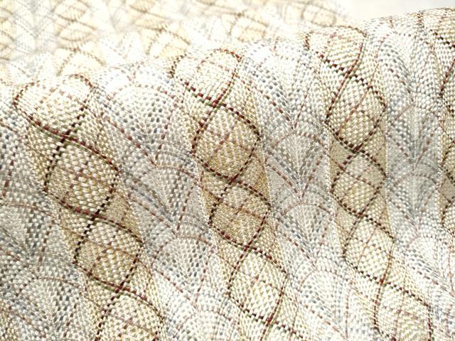 平和屋着物○両面 全通柄袋帯 組織 吉祥間道 金糸 正絹 逸品