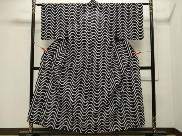 平和屋着物∴夏物　浴衣　有松鳴海絞り　吉祥文　綿　逸品　CAAW5024dy