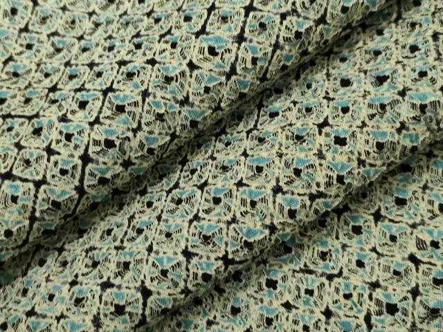 平和屋着物∴夏物　浴衣　有松鳴海絞り　蜘蛛絞り　綿　逸品　CAAW5117dy