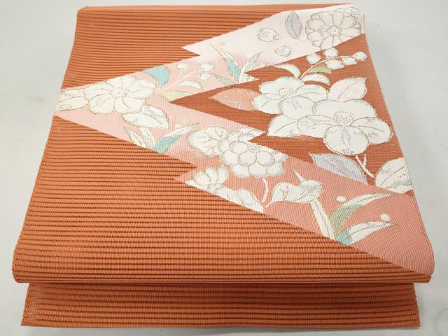 平和屋着物＊夏物　八寸名古屋帯　絽綴れ　辻が花　金銀糸　正絹　逸品　CAAW5590fb