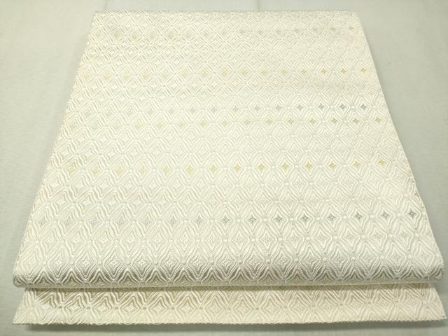 平和屋着物●本場筑前博多織　八寸名古屋帯　吉祥文様　正絹　逸品　CAAW5861vp