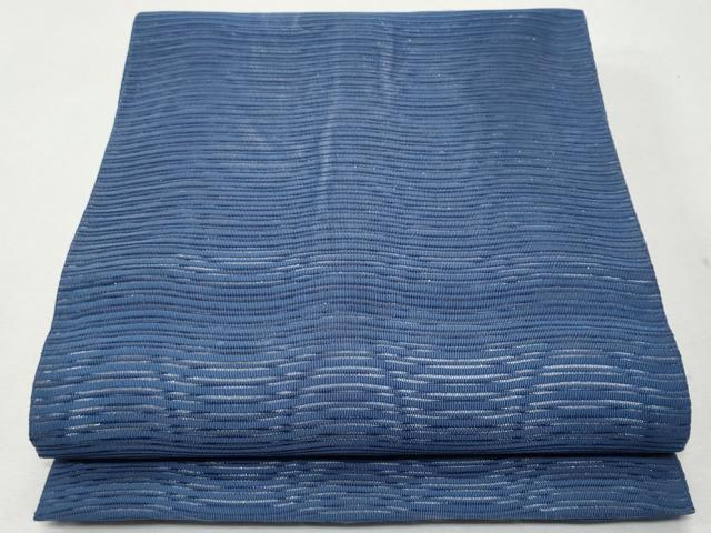 平和屋着物＊夏物　八寸名古屋帯　絽綴れ　よろけ縞　正絹　逸品　CAAW6920fb