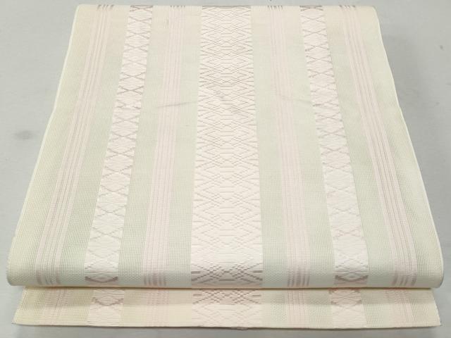 平和屋着物＊夏物　本場筑前博多織　八寸名古屋帯　紗献上　正絹　逸品　CAAW6946fb