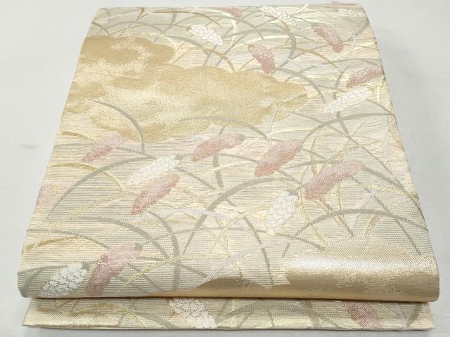平和屋着物＊夏物　六通柄袋帯　畔道　金銀糸　正絹　逸品　CAAW6991fb